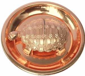 vishesh collection Copper Tortoise Decorative Showpiece - 9 cm Price in ...