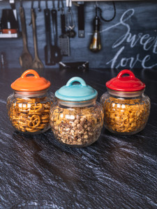 Goodhomes Glass Cookie Jar - 600 ml Price in India - Buy Goodhomes ...