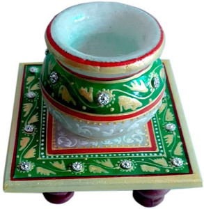 G.L. ART & MARBLE HANDICRAFT Deewali Diya Stoneware Table Diya Price in ...