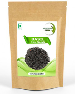 Naturewell Basil Seeds / Tukmariya / Sabja / Bapji Seed for Weight Loss ...