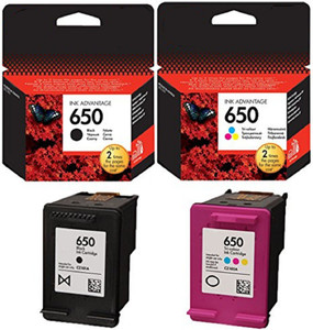 A S CARTRIDGE 652 Colour & Black Original Ink Black + Tri Color Combo ...
