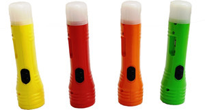 CTB PLSUPREME 4 Pcs Combo Of PL-001 3 Watt Rechargeable Torch Without ...