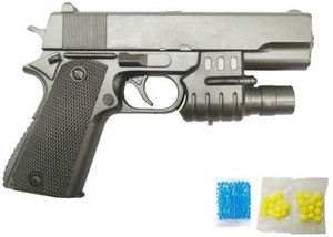 Little Joy Kids Pretend Play Air Pistol Shooting Gun Toy with Jelly ...
