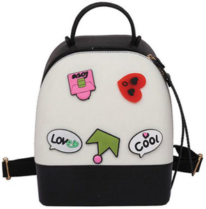 Tots Choice Jelly Silicon Backpack For Girls 3 L Backpack WHITE & BLACK ...