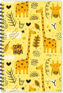 ESCAPER Stay High Giraffe Doodle Diary (Ruled - A5 Size - 8.5 x 5.5 ...