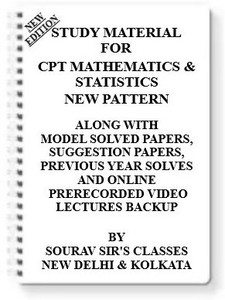 Study Notes Material On Cpt Mathematics & Statistics [pack Of 5 Books ...