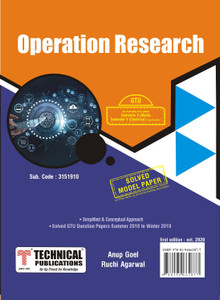 Operation Research for GTU 18 Course (V - Mech. & (EE /Open Elec.1 ...
