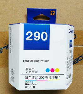 A S CARTRIDGE 290 Ink Cartridge, Color, for wf-100, WF-C869R Tri-Color ...