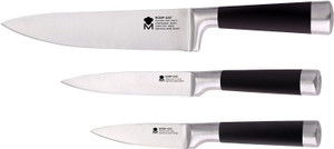 BERGNER 3 Pc Stainless Steel Knife Set MasterPro Foodies: 3 Piece ...