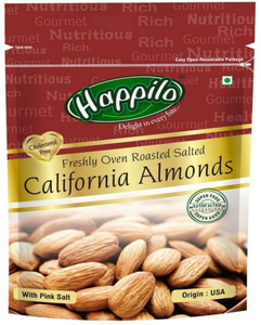 Happilo Oven Roasted and Salted California Almonds Price in India - Buy ...