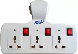 rijju 3+3 Multi-Plug with Switch 6 A Three Pin Socket Price in India ...