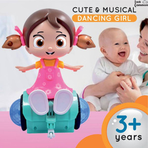 SALEOFF Rotating Bump & Go Musical Dancing Girl Doll With Flashing ...