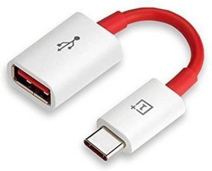 Lasmo White, Red USB 3.1 Type-C Male To USB 2.0 Female OTG Adapter ...
