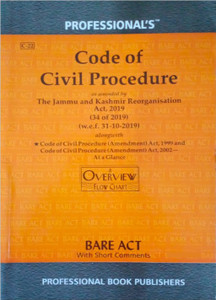 Code Of Civil Procedure, 1908 With Overview Flowchart Paperback ...