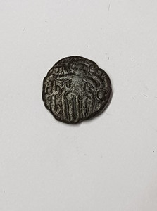 F4S RAJA RAJA CHOLA I 1 MASSA COPPER COIN (985 AD - 1014 AD) Ancient ...