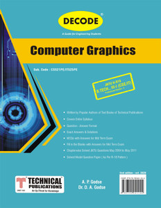 Computer Graphics: Buy Computer Graphics by A. P. Godse, Dr. D. A ...