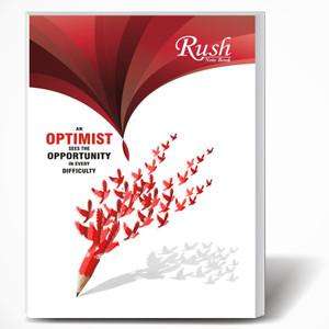 Rush 360 Pages A4 Note Book | Pack of 4 | Single Line Ruled A4 Size ...