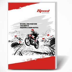 SPEED 360 Pages Semi Rough A4 Note Book | Pack of 6 | Single Line Ruled ...