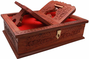 Giftoshopee Handmade Wooden Rehal Full Carving Design Rosewood ...