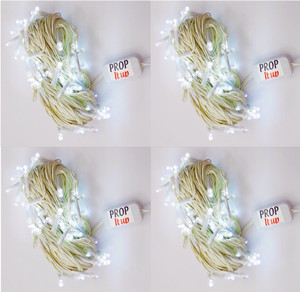 Prop It Up 49 LEDs 10.16 m White Steady String Rice Lights Price in ...