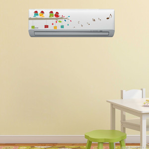 Shree Decor 91 cm Multi Color Decorative Air conditioner Sticker - AC ...