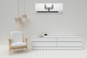 Crown Decals 30 cm Multi Color Decorative Air conditioner Sticker - AC ...