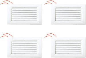 HI-PLASST LED 4 Module Shutter Foot Lamp (Pack of 4 pcs) Flood Light ...