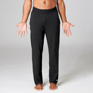 DOMYOS by Decathlon Solid Men Black Track Pants - Buy DOMYOS by ...