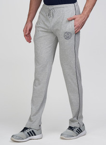 Guapo Solid Men Grey Track Pants - Buy Guapo Solid Men Grey Track Pants ...
