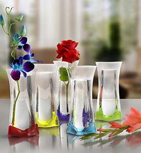 navinta Foldable Flower Vase Plastic Vase Price in India - Buy navinta ...