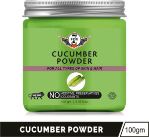 7 FOX Natural & Organic Cucumber Powder For Face Skin-100gm - Price in ...