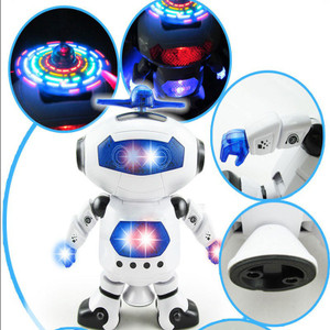 Toyvala Dancing Robot Musical Toy for Kids with Flashing Lights ...