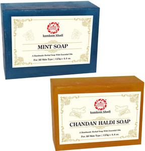 Kumkum Khadi Herbal Mint Chan Haldi Soap - Price in India, Buy Kumkum ...