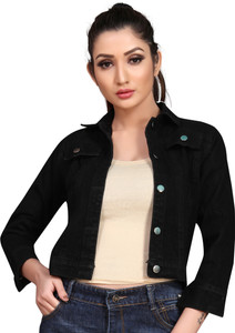 The Orange Shopee Full Sleeve Washed Women Denim Jacket - Buy The ...