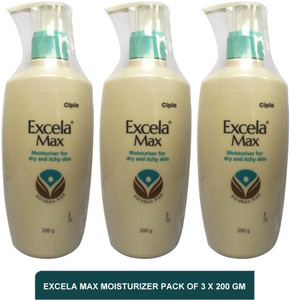Excela moisturizer - best moisturizer for dry skin(pack of 3)200g ...