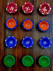 Gomay Earthenware (Pack of 5) Table Diya Set Price in India - Buy Gomay ...