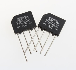 e4u KBP206 600V 2A Single Phase AXIAL-4 Lead Bridge Rectifier Module ...