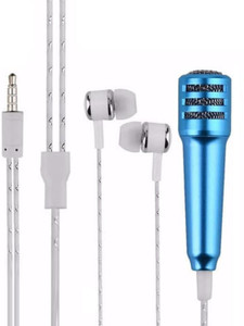 MJ Hub Mini Microphone HIFI Sound Quality Handheld Mic 3.5mm Stereo ...