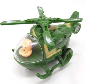 TEMSON Push and Go Unbreakable Friction Powered Army Military Fighter ...