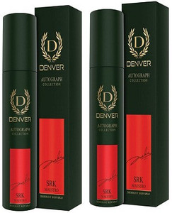 DENVER Maestro Autograph SRK Collection Pack Of 2 300ml@ Body Spray ...