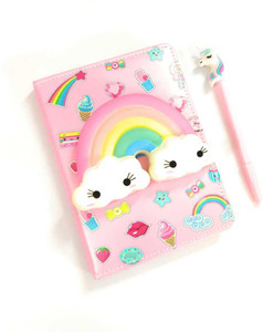 AMANVANI unicorn squishy diary A5 Gift Set availabe 100 Pages Price in ...
