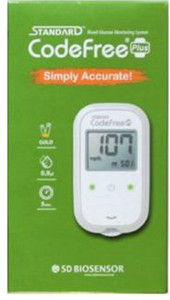 Codefree SD PLUS GLUCOMETER MONITOR WITH 50 STRIP Glucometer Price in ...