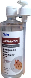 Cipla CIPHANDS HAND SANITIZER PUMP 500ML Hand Sanitizer Pump Dispenser ...