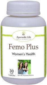 Ayurvedic Life Femo Plus 30 Capsules for women's health, Healthy ...