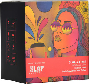 SLAY X Pour Over Coffee Brew Bag|India's Strongest Coffee|No Equipment ...