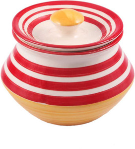 Veeram Ceramic Pickle Jar - 500 ml Price in India - Buy Veeram Ceramic ...