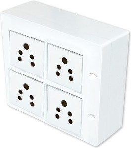 MARSHLAND White Assamble power socket board 2 Meter Cable ( Wire) Pack ...