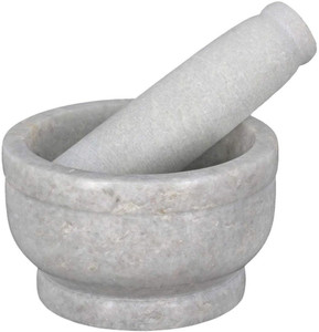 IKARUS Marble Mortar and Pestle White Marble Masher Price in India ...
