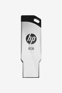 HP Silver 8GB Pendrive Flash Drive v236w USB 2.0 8 GB Pen Drive ...