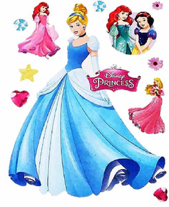 Magic of Gifts 47 cm Kids Wardrobe Stickers Disney Princess Print Self ...